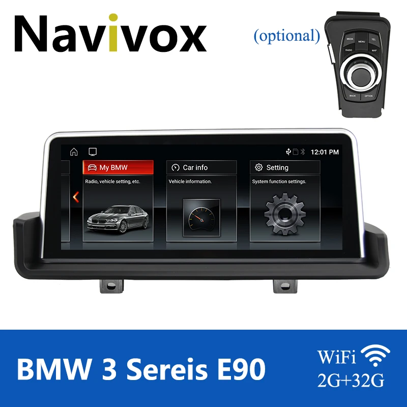 Navivox BMW E90 Android Multimedia For BMW Series 3 E90/E91/E92/E93 ...