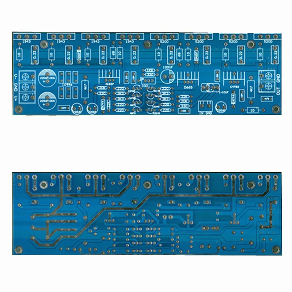 DIY PCB empty board Mono 400W power amplifier board 1943+5200 high ...