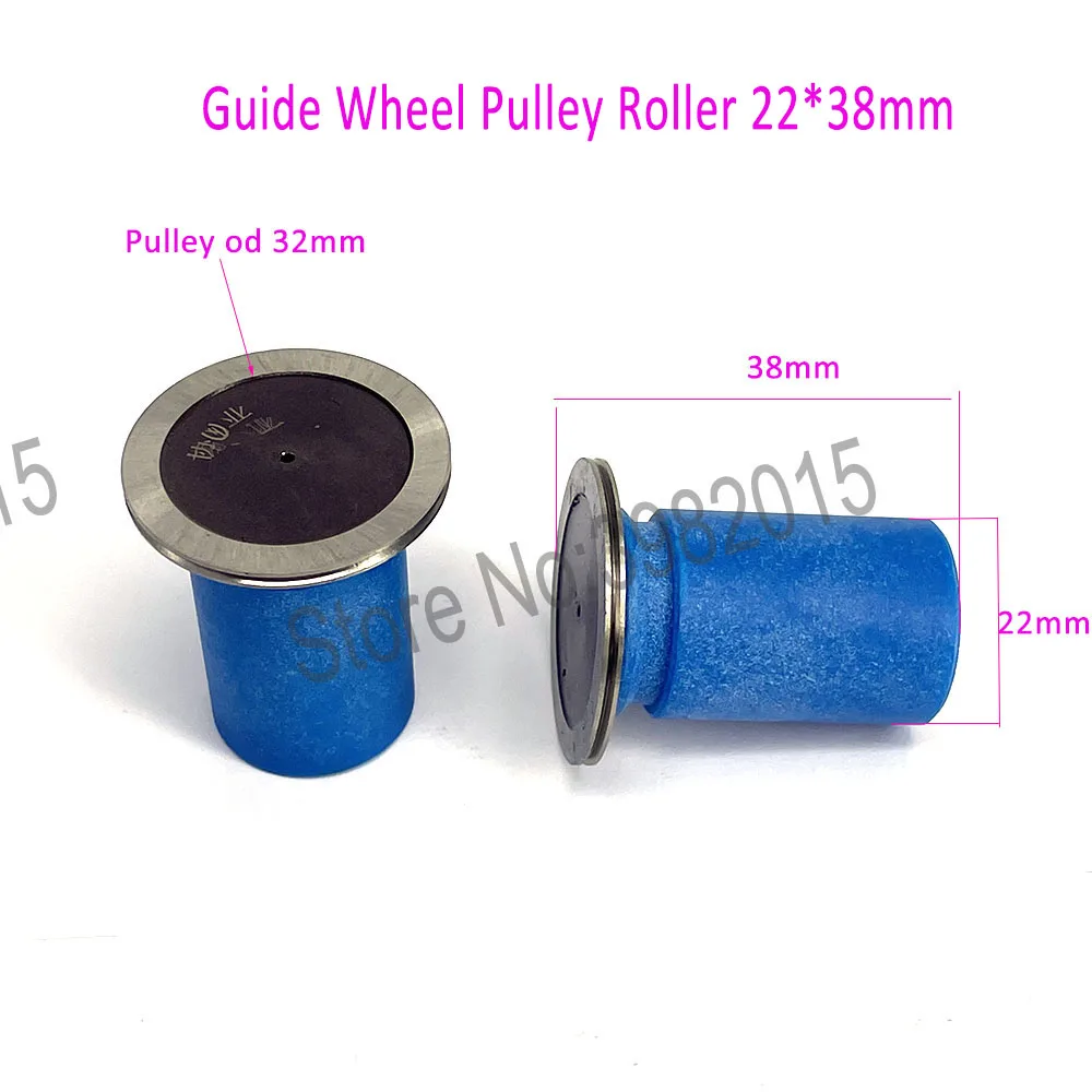 Wire-Cut-Parts-Guide-Wheel-Pulley-Roller-020-OD22-L38mm-Brass-seat ...