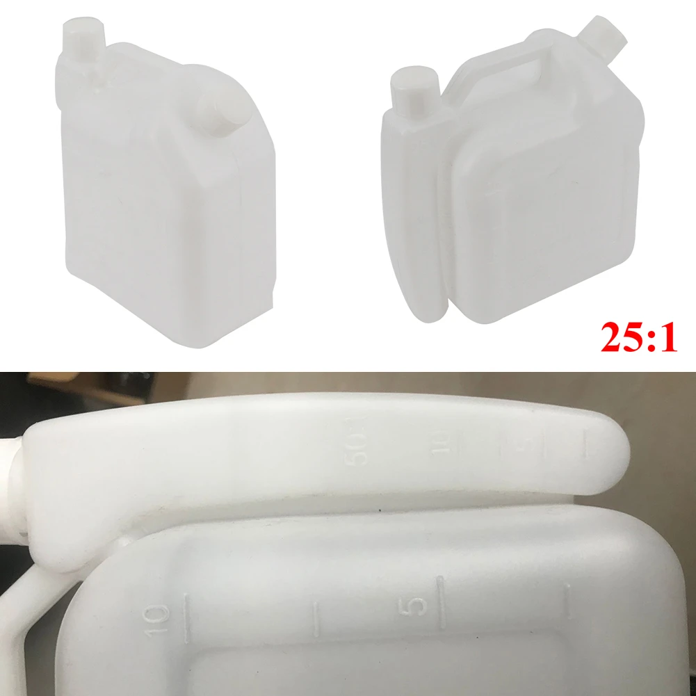 1L Litre 2 Stroke Petrol Fuel Oil Mixing Bottle Tank For Trimmer ...