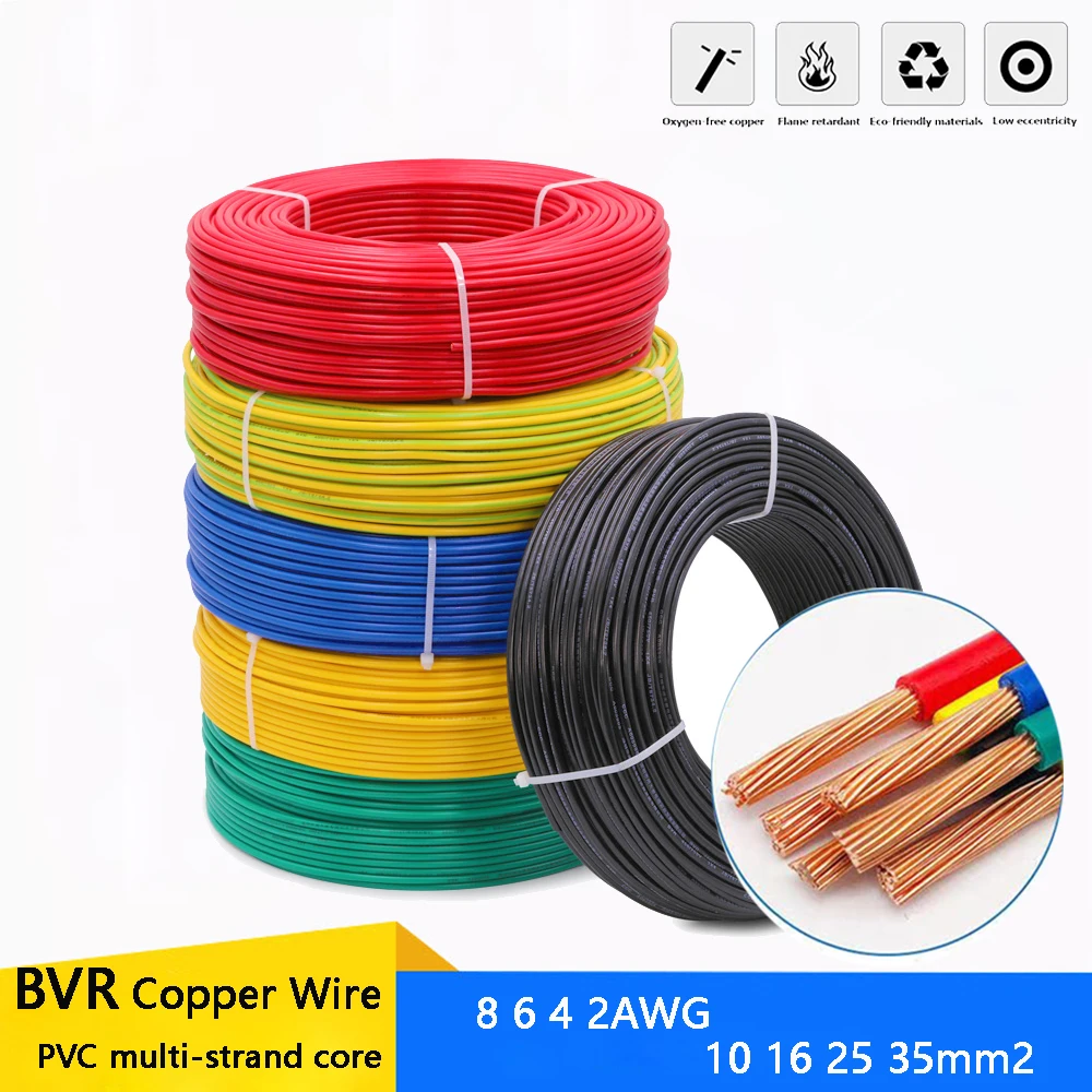 BVR-Multi-Copper-Core-Strand-Electrical-Cable-10-12-14-16-18-20AWG ...