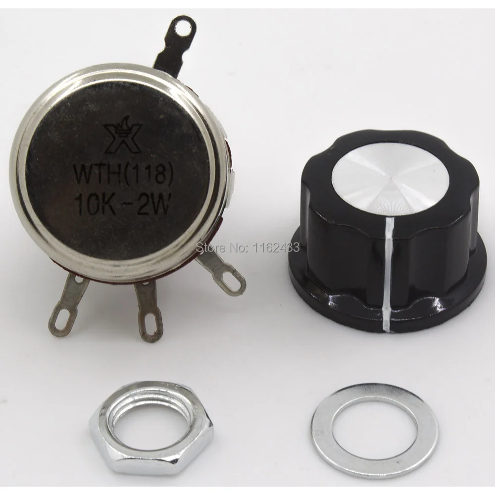WTH118 1A 10K 2W Chiết Áp Có Núm Cho Rắn Bộ Điều Chỉnh Điện Áp ...