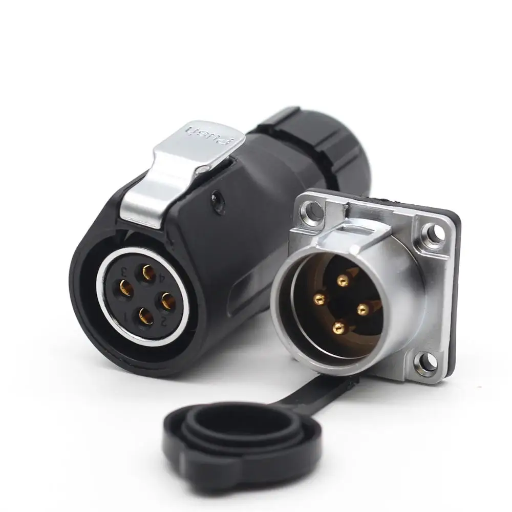 Xhp20, Ip67 Waterproof 4 Pin Led Power Cable Connector High-voltage ...