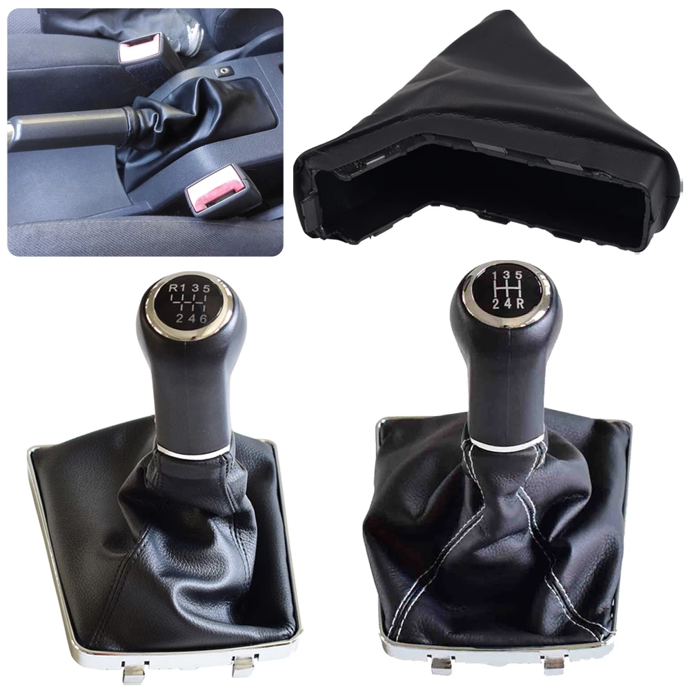 For Opel ASTRA H Gear Lever Boot Handbrake Grips Gear Shift Knob Hand ...