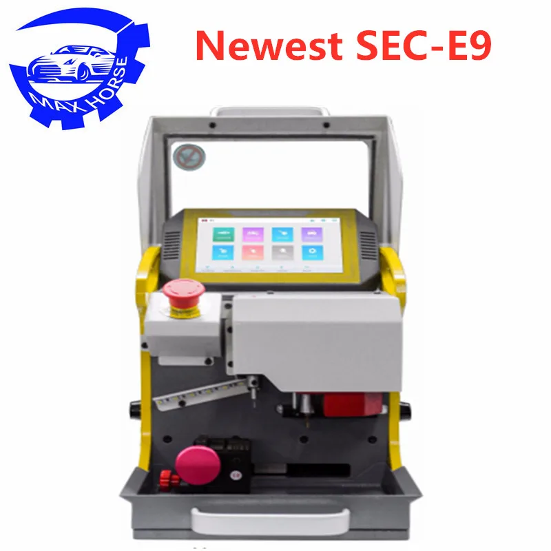 Newest SEC E9 12 Clamps CNC Automatic Key Cutting Machine For Car Keys ...