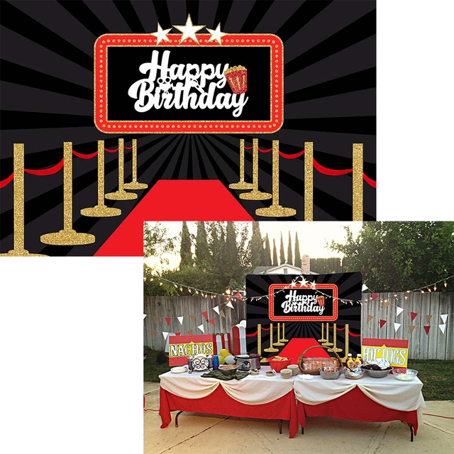 Hollywood Backdrop Ideas