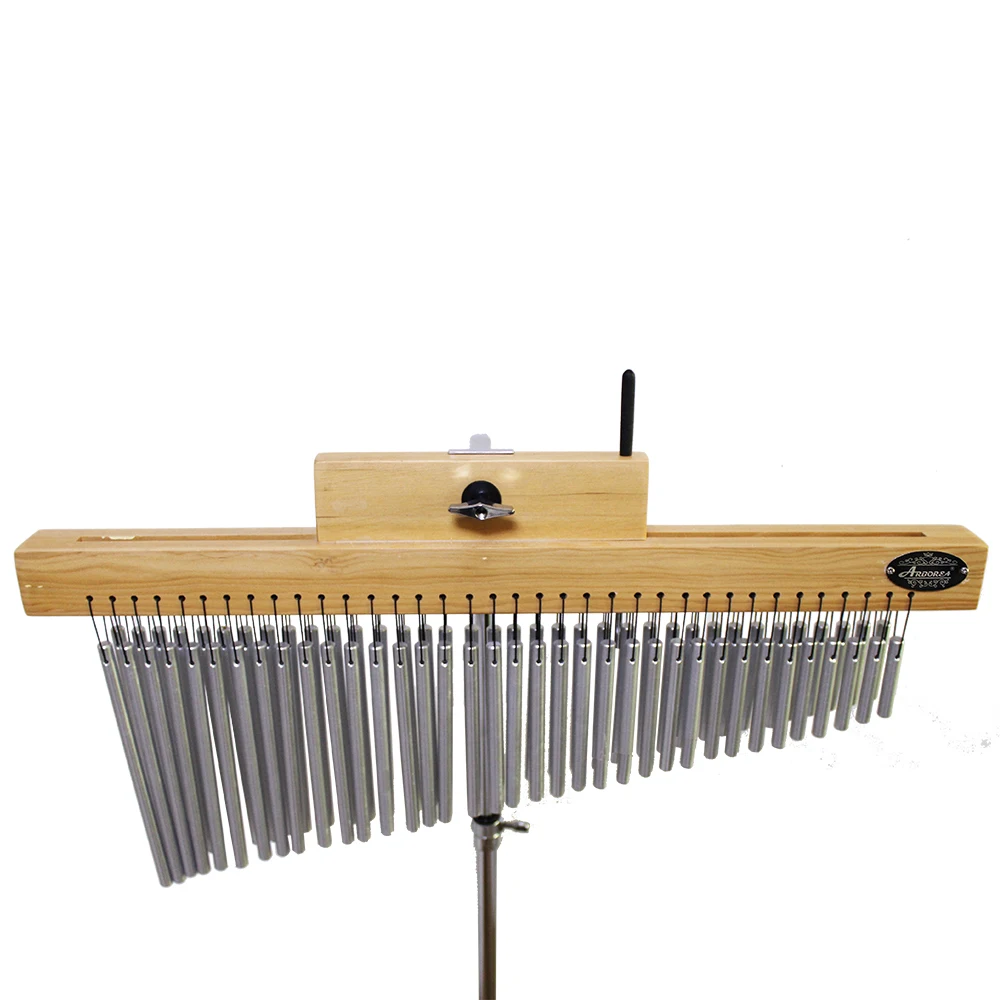 ARBOREA-72-Bar-Chimes-Silver-Aluminum-Alloy-Wooden-Bar-Percussion ...