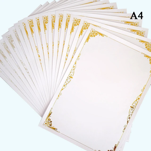 Blank Diploma Paper
