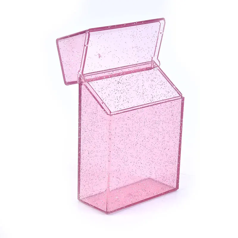 Plastic Glitter Cigarette Case
