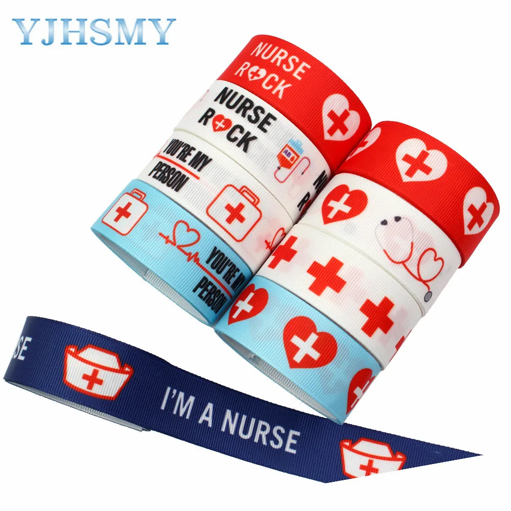 1-25mm-10yards-Doctor-Nurse-Series-Thermal-transfer-Printed-grosgrain ...