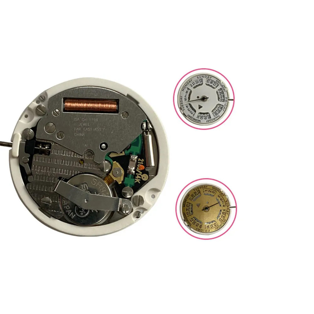 For Swiss Isa 1198 Quartz Watch Movement With 927 Battery Watch ...