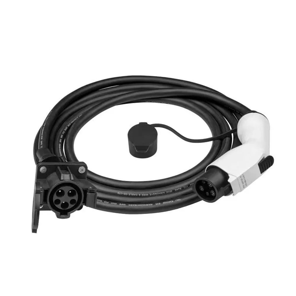 Type 1 SAE J1772 Charging Extension EV Cable Cord Extend Lengthen Cable ...