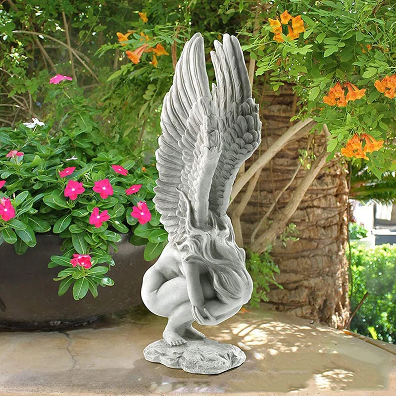 Small And Large Size Garden Statues Fairy Sculptures Decoration Resin ...