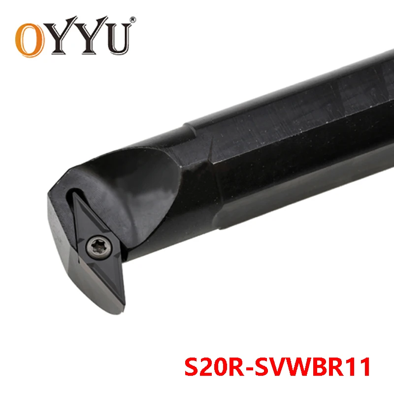OYYU 20mm SVWBR S20R SVWBR11 선반 커터 아버 보링 바 VBMT11 카바이드 인서트 선삭 공구 홀더 사용 ...