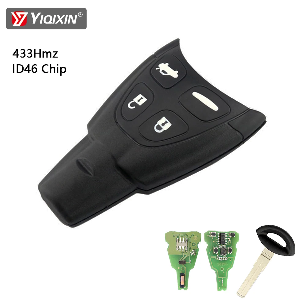 YIQIXIN Smart Card Key Fit For SAAB 93 95 9 3 9 5 WF Remote Car Key 4 ...