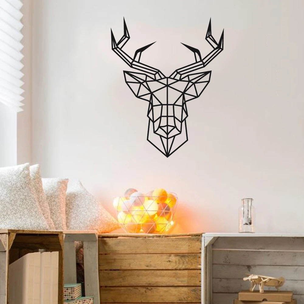 Geometric Deer Head