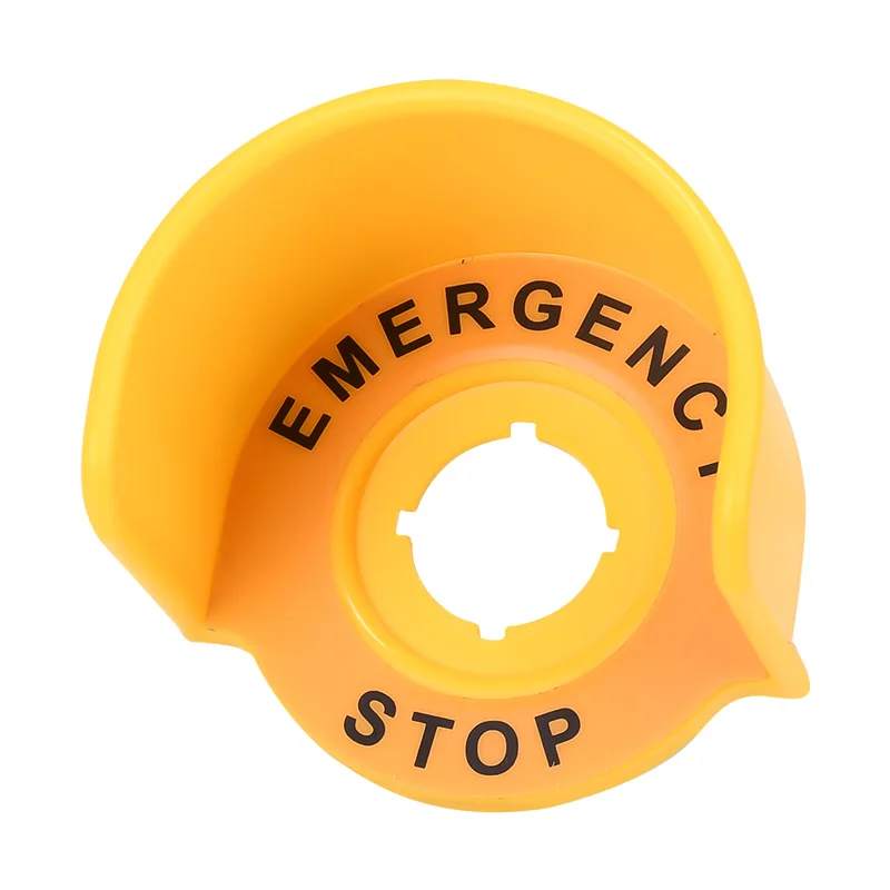 1PC-Plastic-Switch-cover-Emergency-stop-button-protection-cover-Yellow ...