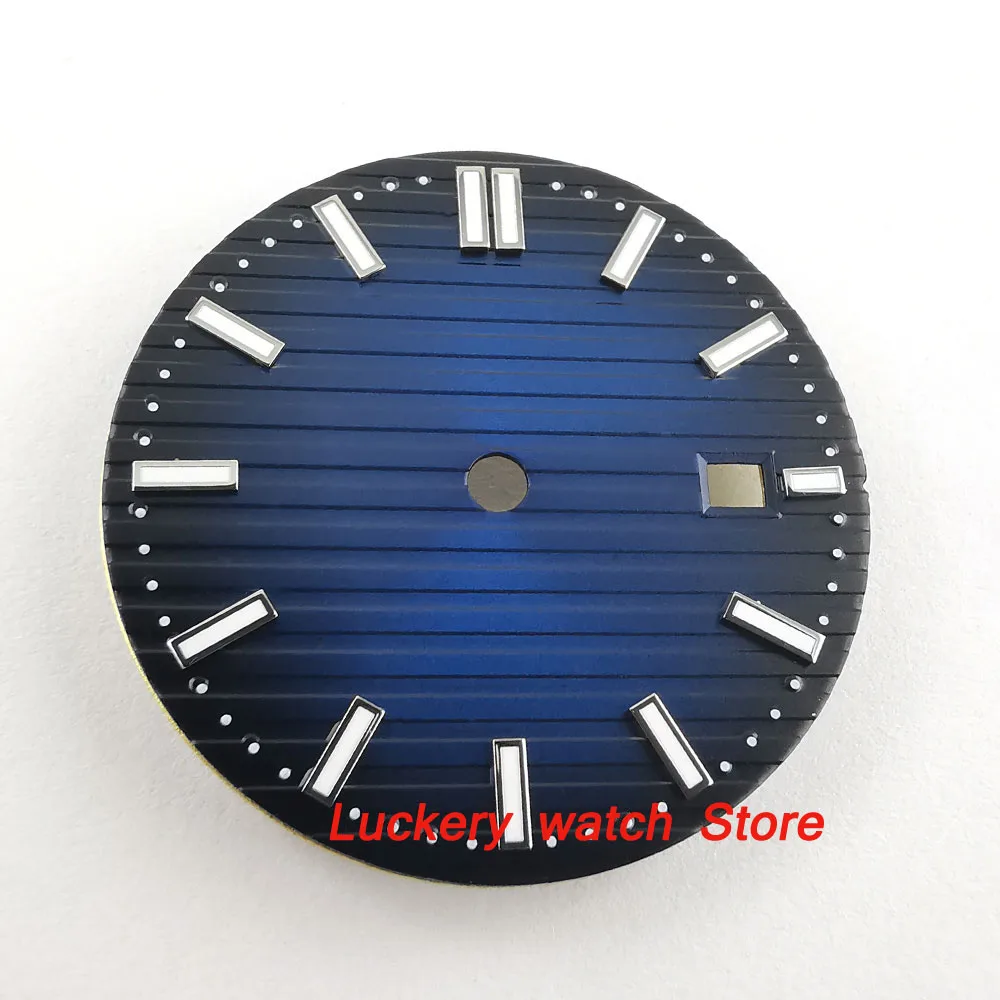 31.6mm no logo blue dial fit for 2824 2836 Miyota 8215 821A Mingzhu ...