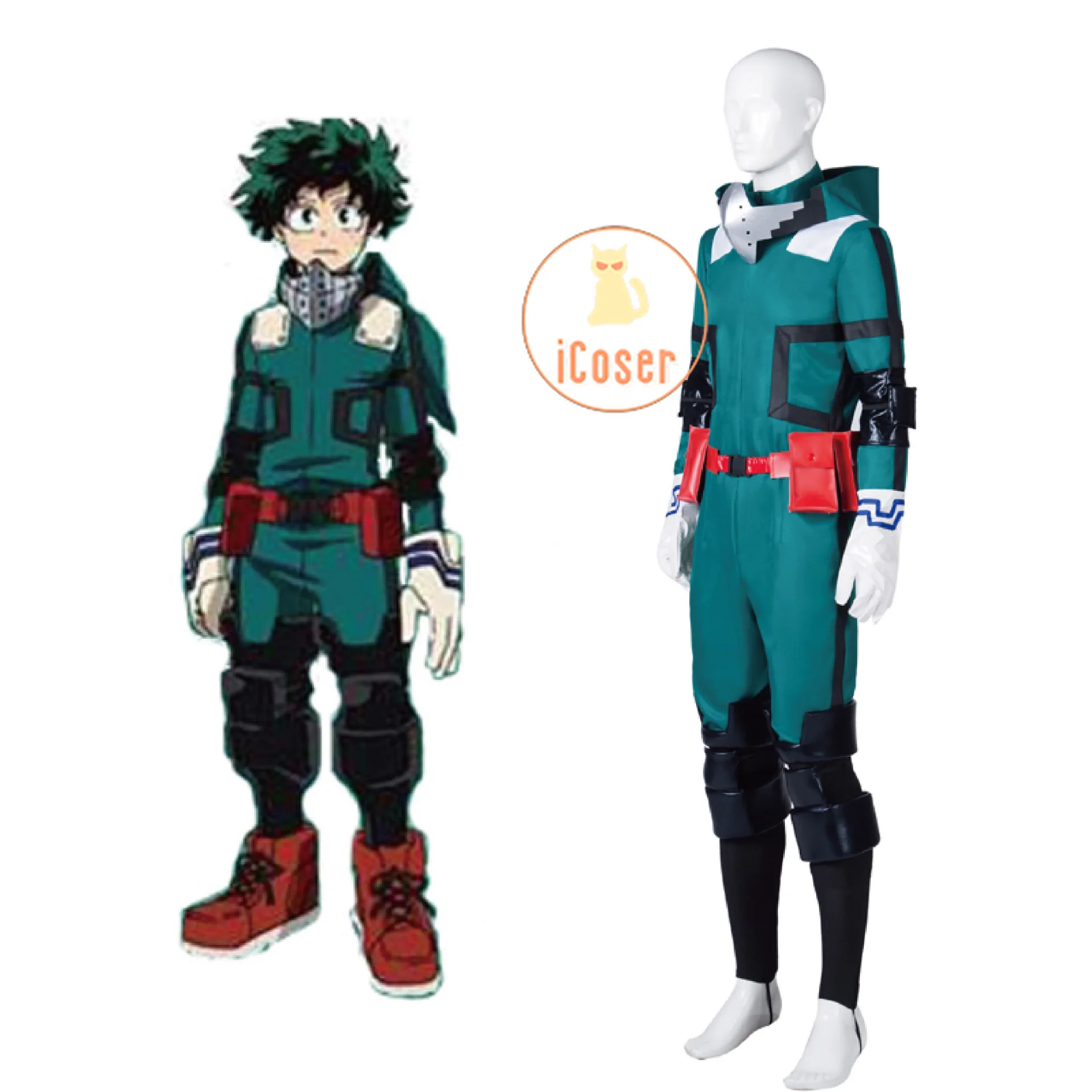 MHA-Midoriya-Izuku-Jumpsuit-My-Hero-Academia-Boku-no-Hero-Deku-Wig ...
