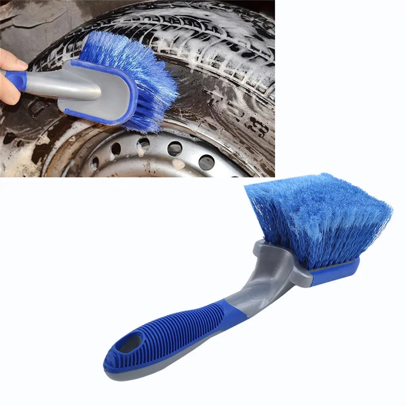 Car Wheel Soft Brush Tire Cleaner Washing Tools Blue For Auto Detailing ...
