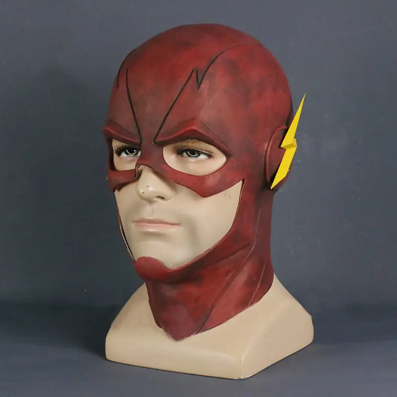 The Flash Allen Masks Yellow Reverse Flash Mask Black Zoom Superhero ...