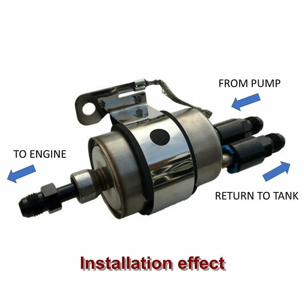 C5 Corvette Fuel Pressure Filter/regulator Kit + 6an Fittings For Ls1 ...
