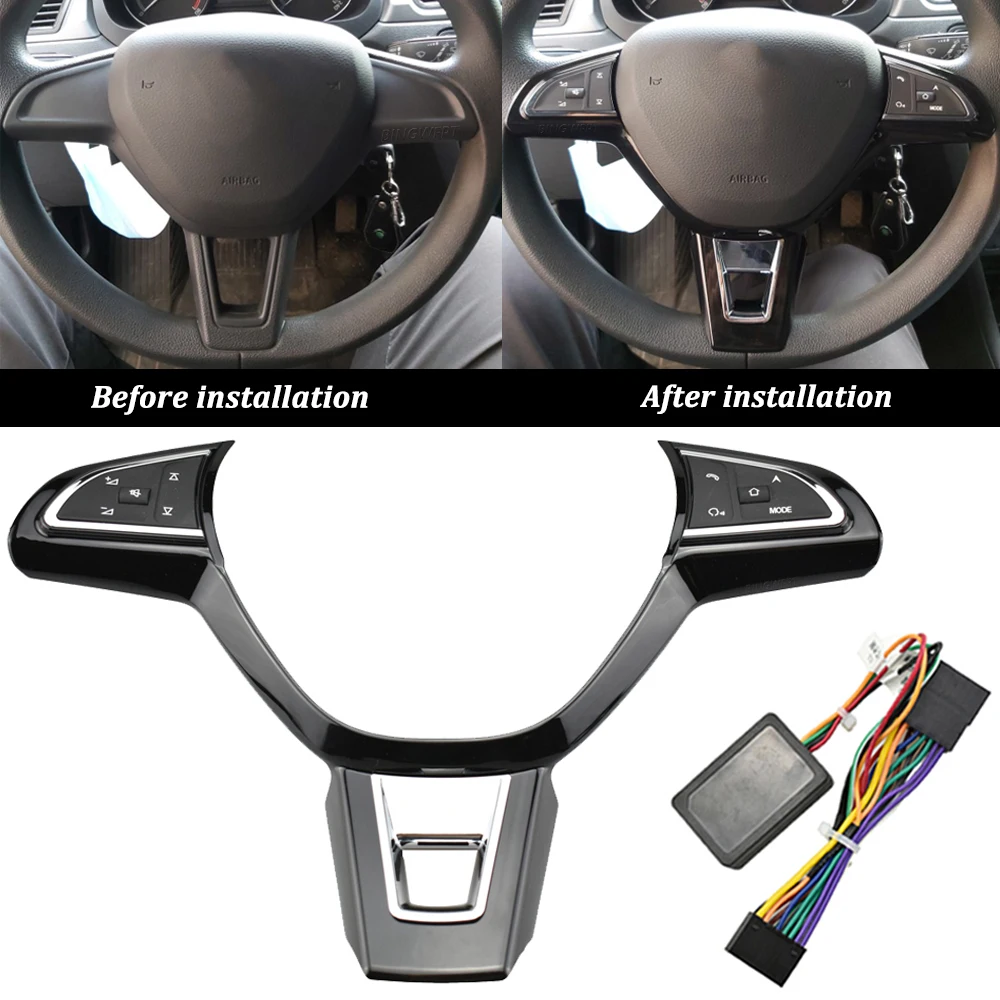 Multifunction Steering Wheel Control Button Switch For Skoda Superb ...