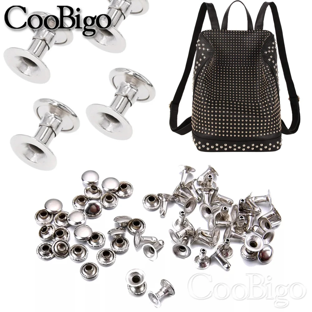 500 Sets Small Rivets Studs Metal Spikes For Leather Craft Garment Bag ...