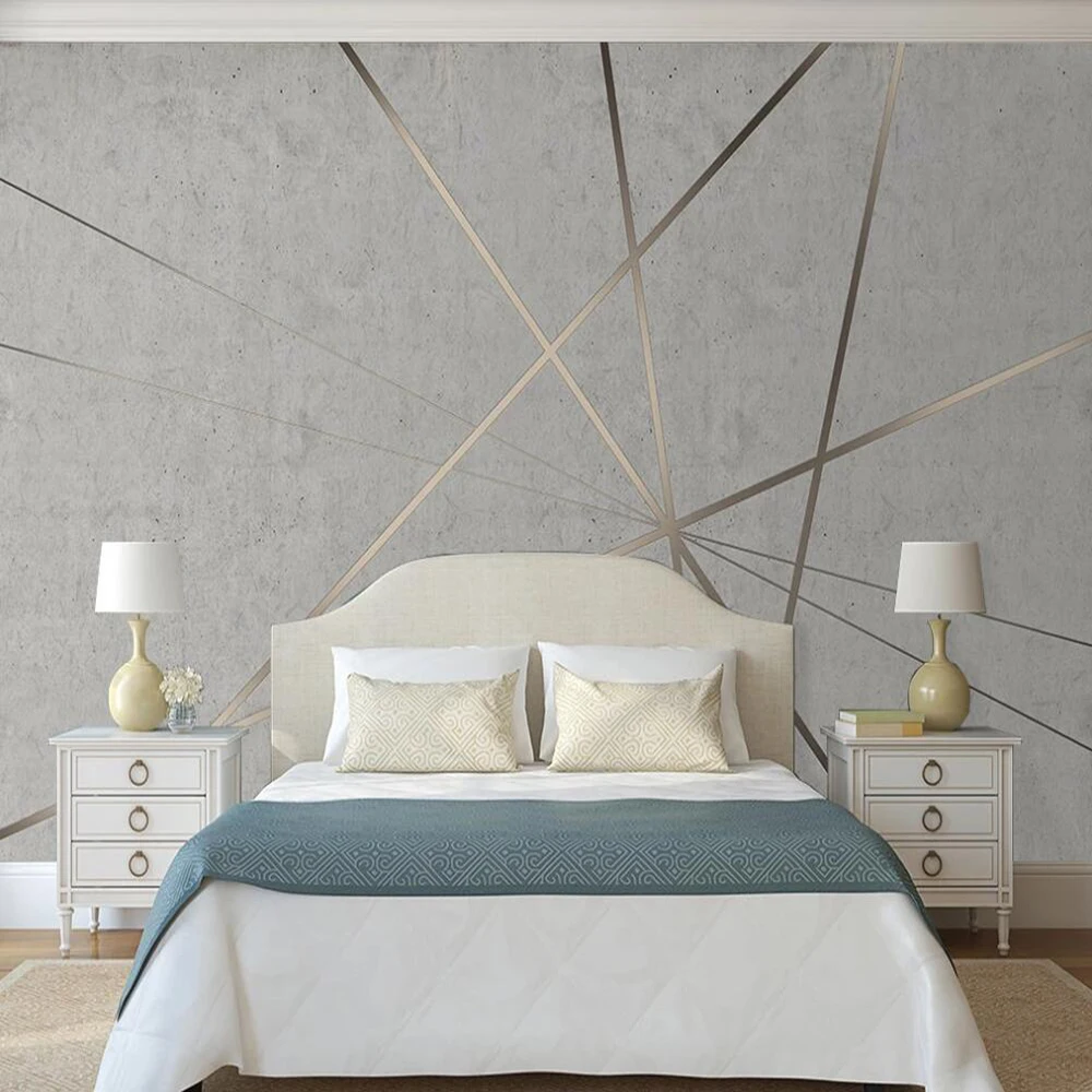 Milofi-custom-3D-wallpaper-mural-simple-creative-geometric-concrete ...