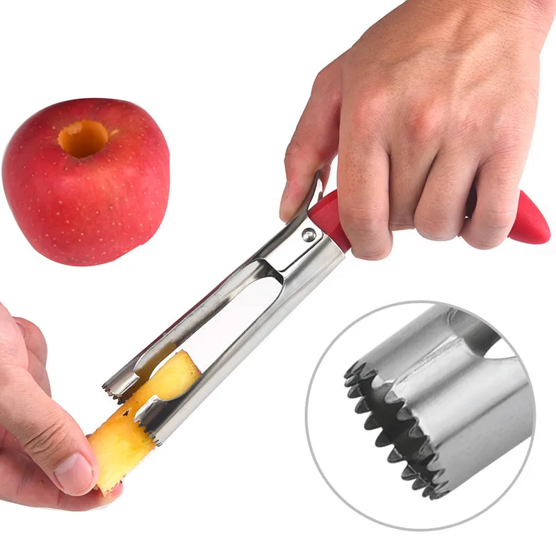 New Stainless Steel Apple Core Cutter Knife Corers Fruit Slicer Multi function Cutting Vegetable ...