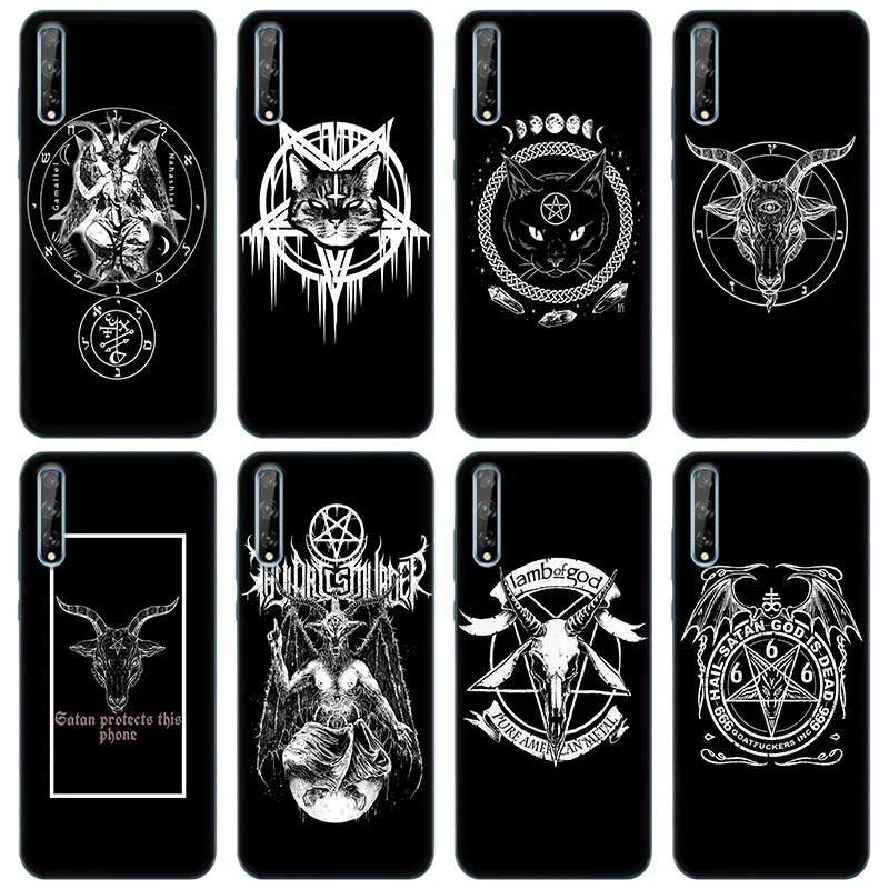 Hot-Demonic-Satanic-Soft-Silicone-Phone-Case-for-Huawei-Y5-Lite-2018-Y6 ...