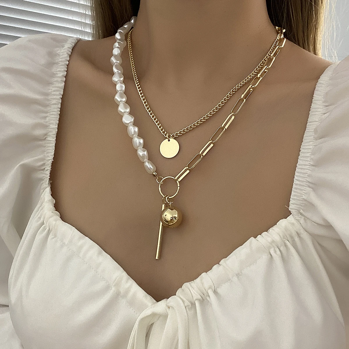 Flashbuy-New-Gold-Color-Chain-Choker-Necklace-for-Women-Creative-Design ...