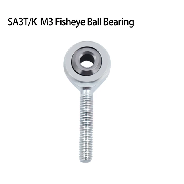 12pcs M3 M4 Fisheye Ball Bearings Rod Ends Joint Thread Female Ball Bearing SI4T/K SI3T/K Fish ...