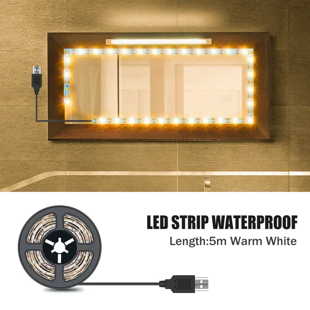 Vanity Makeup Mirror LED Light Strip - Lighting4Home