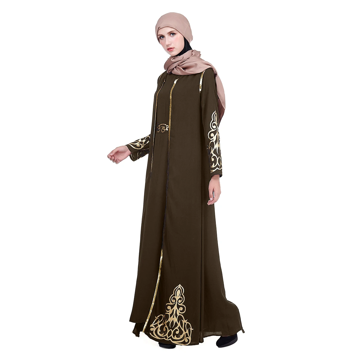 WEPBEL Arab Dubai Palace Style Women Muslim Dress Luxurious Turkish ...