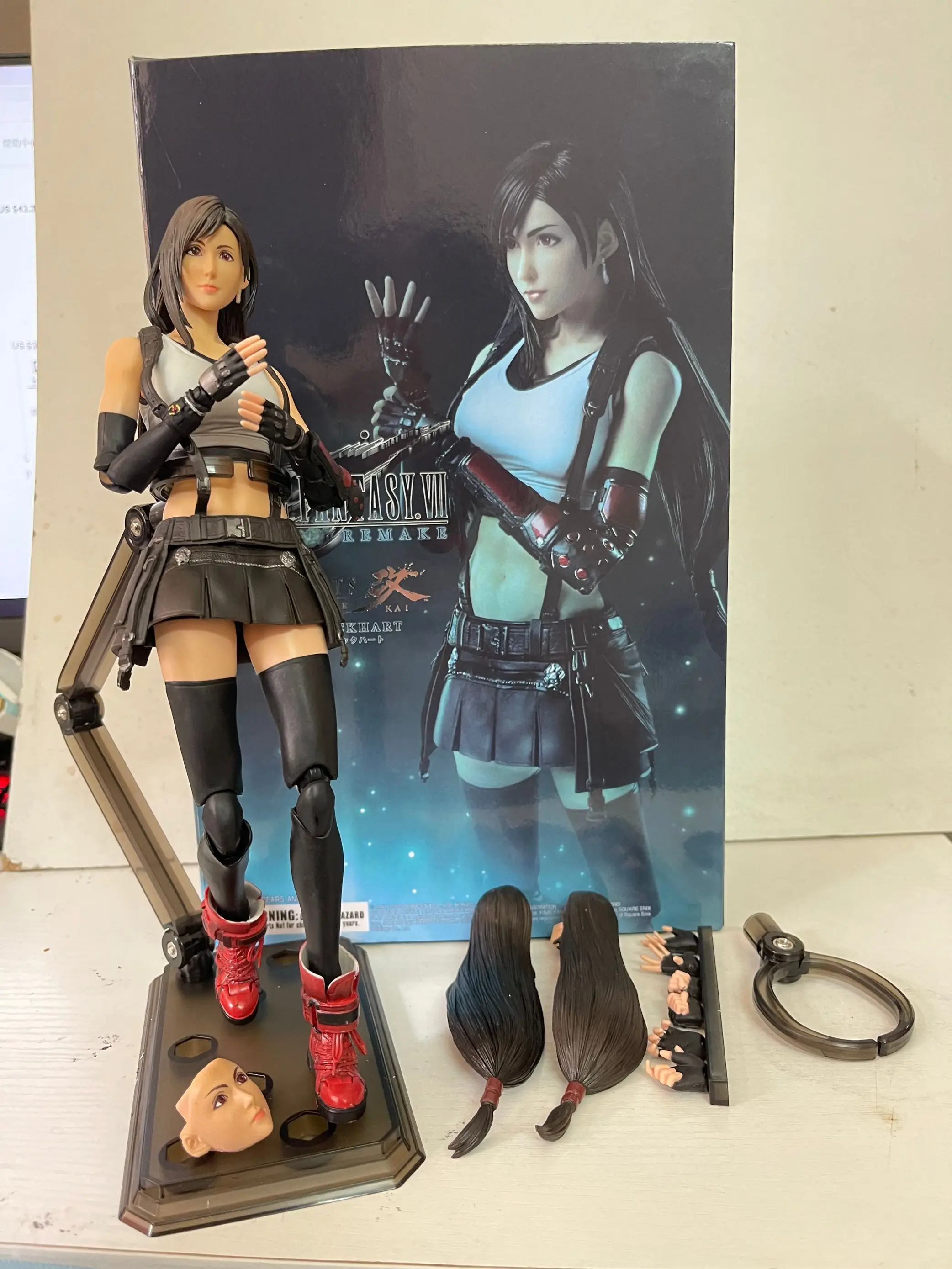 Play Arts Kai Final Fantasy VII Tifa Lockhart Remake Action, 46% OFF