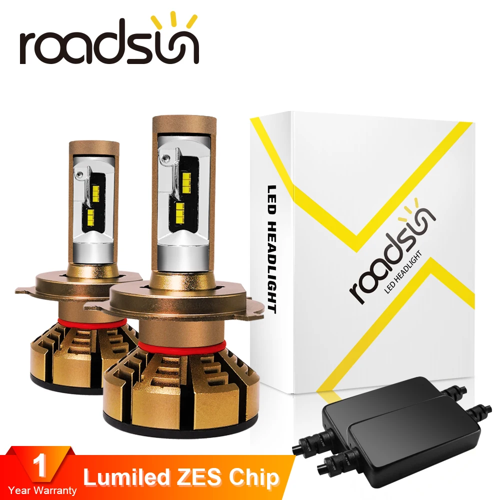 roadsun-H7-H4-Led-Car-Headlight-Bulbs-With-ZES-Chips-H1-LED-H11-H8-H9 ...