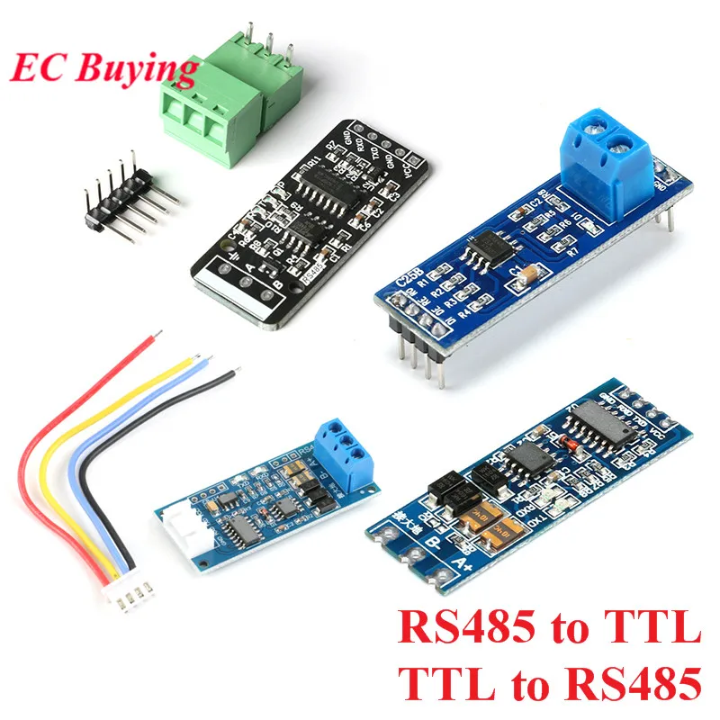 MAX485-TTL-to-Turn-RS485-Module-Level-Conversion-485-To-Serial-UART ...