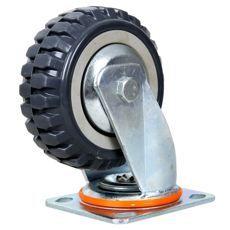 Super Heavy Universal Wheel 4 5 6 Inch Polyurethane Wear-resistant ...
