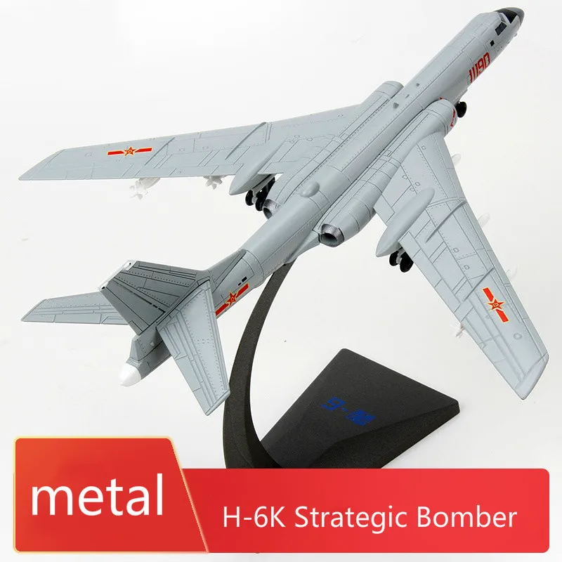 1:144 Bomb 6k Bomber Air Plane Model Diecast Aircraft Military H 6K ...