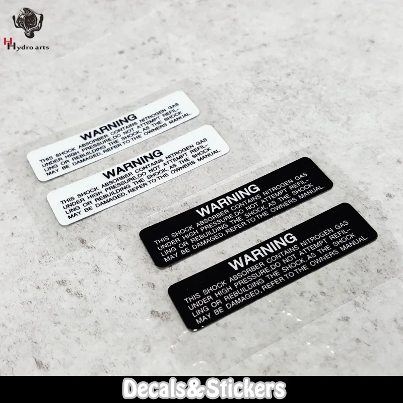 NO.L028 WARNING General 3M Reflective Stickers MOTO GP Car Sticker ...