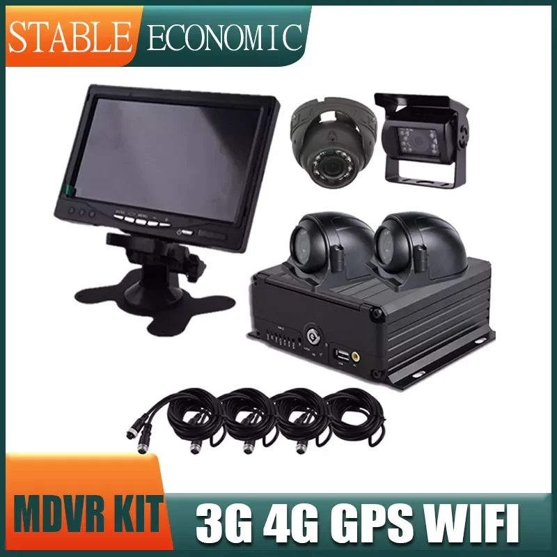 높은 품질 4 채널 차량 모바일 Dvr 카메라 MDVR 키트 GPS 3G 4G Wifi 옵션|DVR/Dash 카메라| - AliExpress