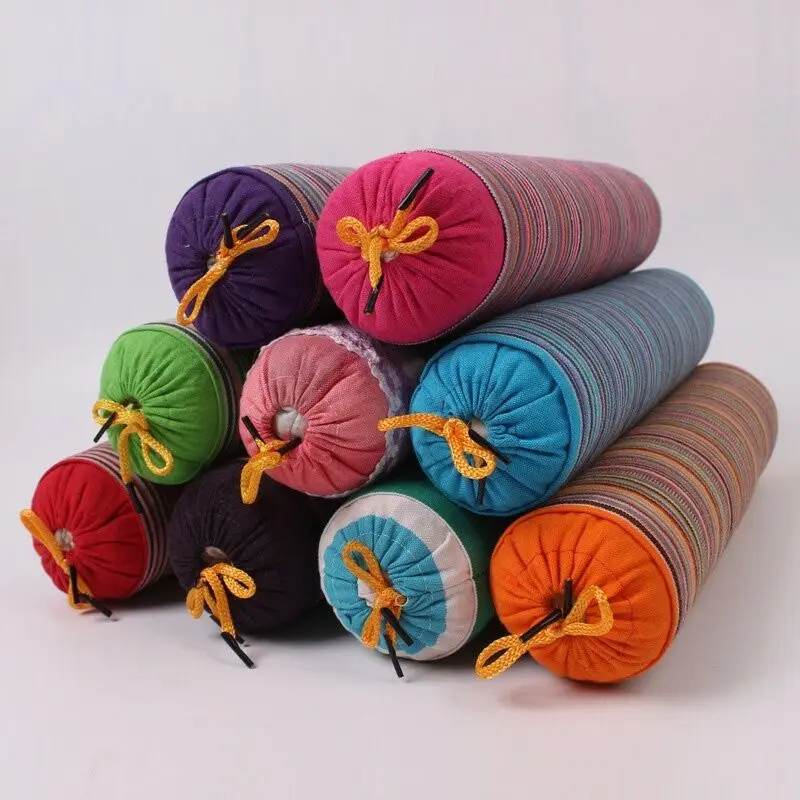 Stripe-Yoga-Cervical-Pillow-Old-Coarse-Cloth-Buckwheat-Pillow-Health ...