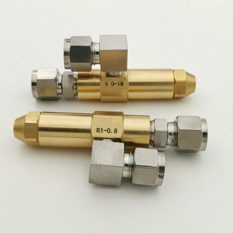 Brass waste oil burner nozzle with connector burner machine oil ...