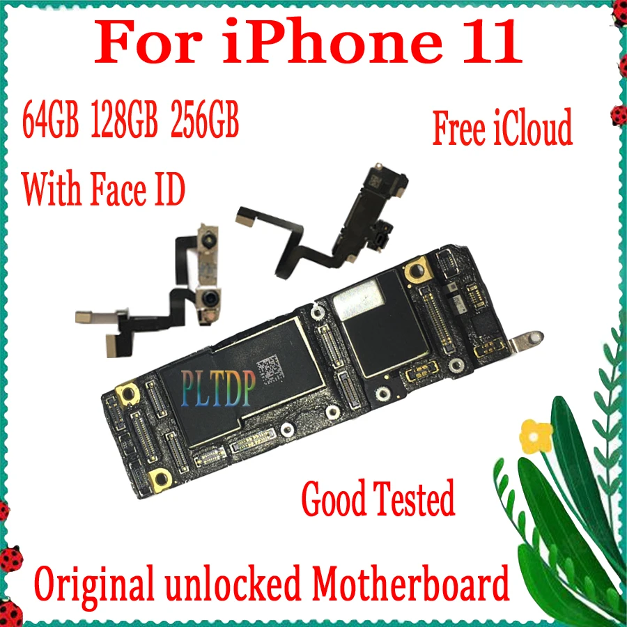 Free-Shipping-For-IPhone-11-Motherboard-Original-Unlock-Support-Update ...