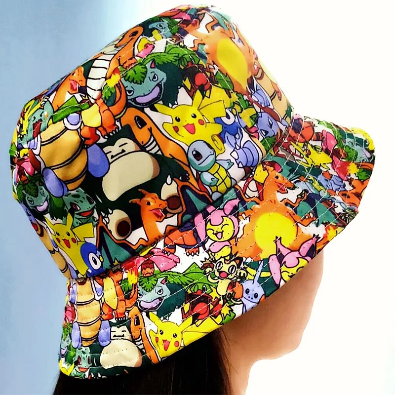 Pokemon Bucket Hat | Pikachu All Over Print Summer Hat