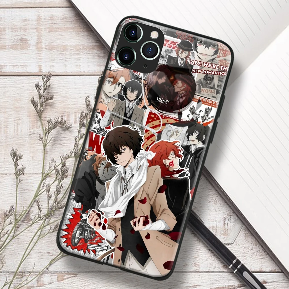 Soukoku-Dazai-Osamu-Bungou-Stray-Dogs-Anime-Soft-TPU-Glass-Phone-Case ...