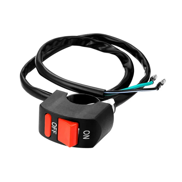 Motorcycle Switch ON/OFF Button Connector Push Button Switch Motorbike ...
