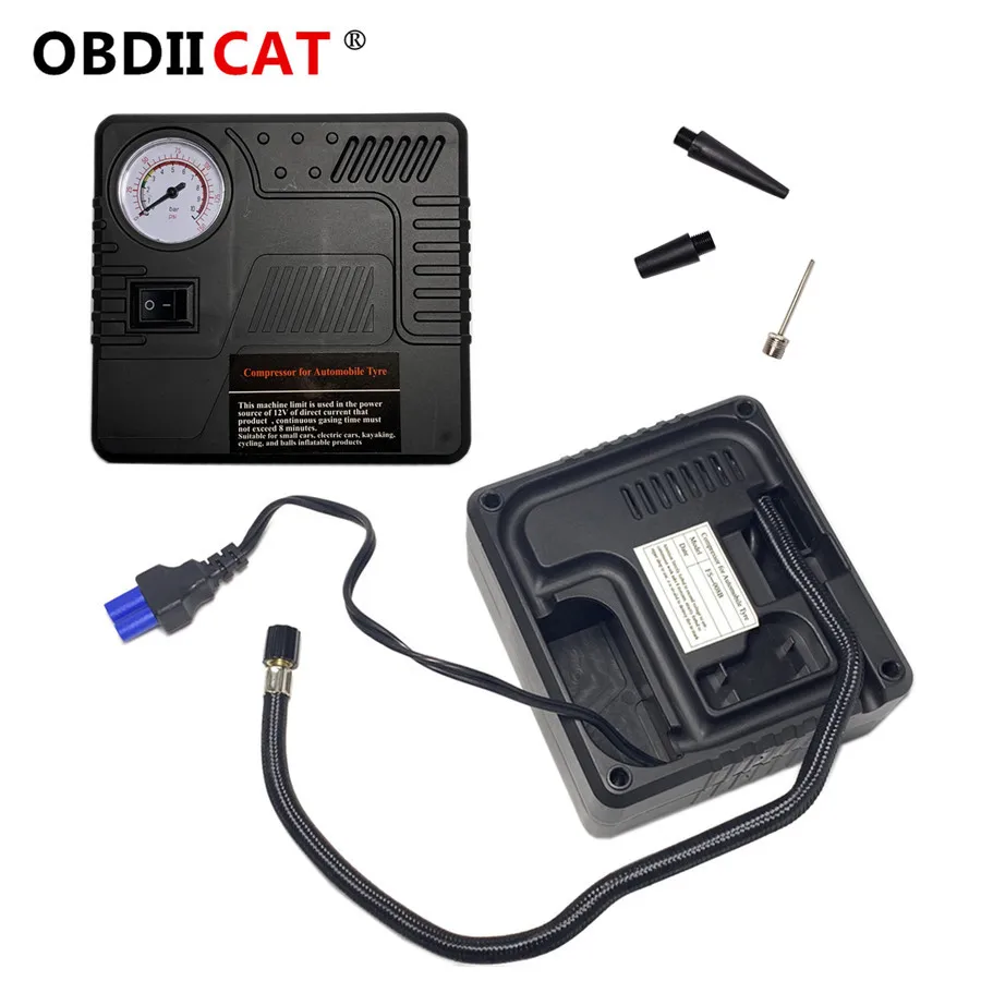 Tyre Inflator Cordless Portable Compressor Car Tyre Pump Portable Auto ...