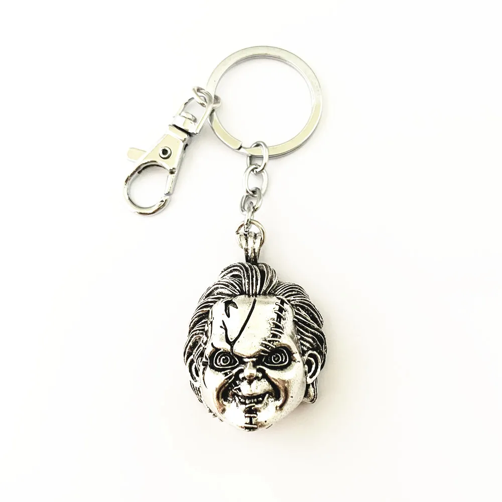 FANTASY UNIVERSE Child's Play Horror Keychain Metal Chucky Face Key ...